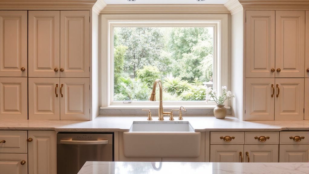 40 Beautiful Cream Colored Kitchen Cabinets Ideas to Soften Your Space ...