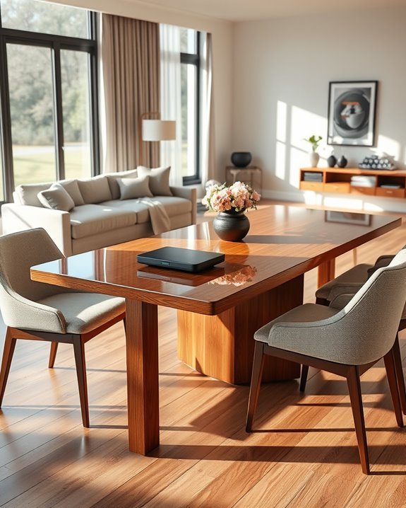 40 Smart Dining Table in Living Room Ideas for Open Concept Living ...