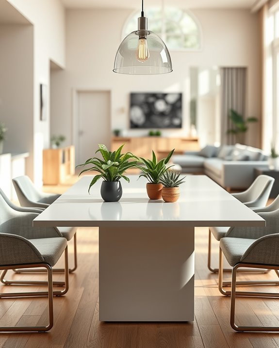 40 Smart Dining Table in Living Room Ideas for Open Concept Living ...